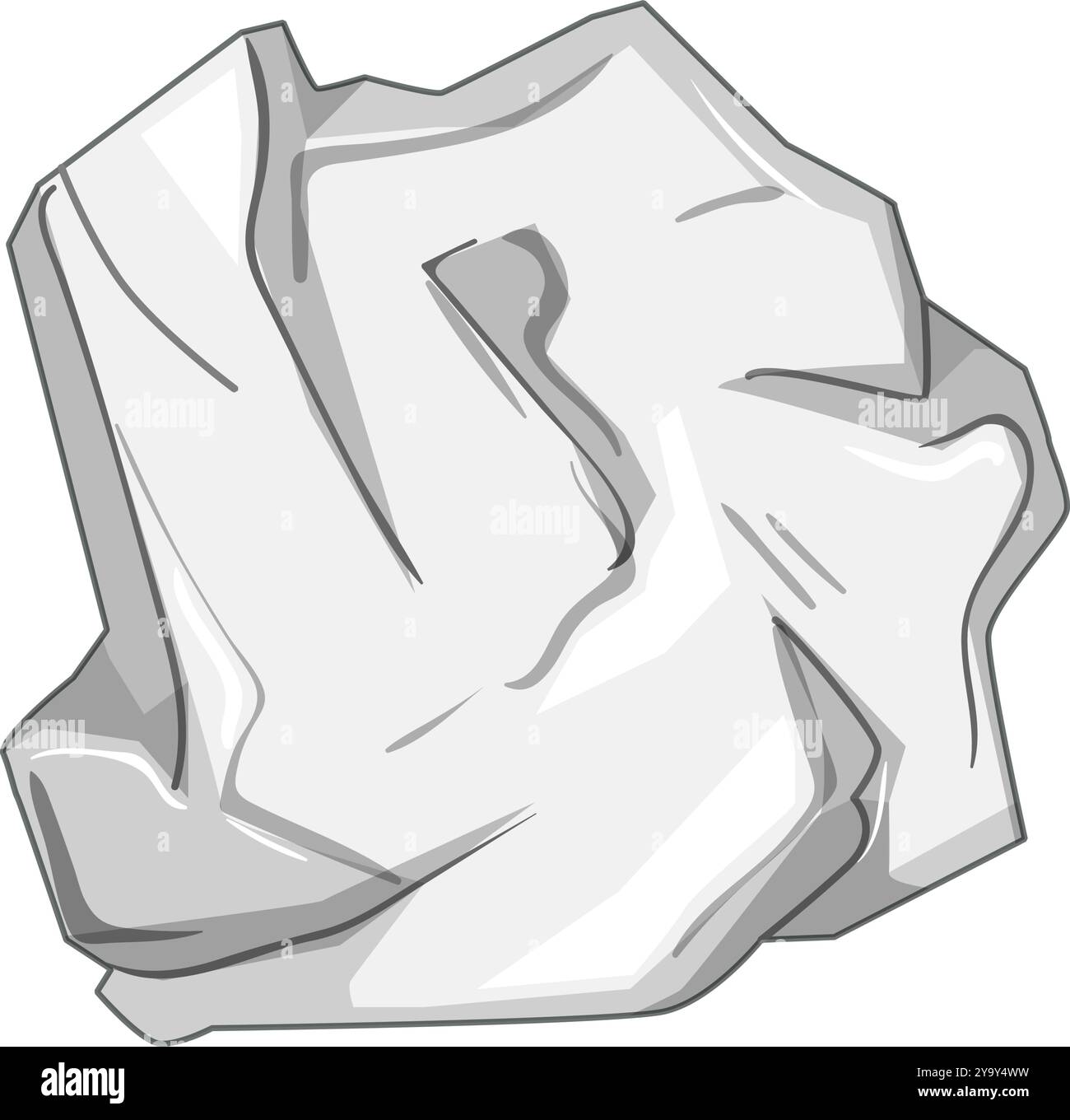 Waste paper balls Stock Vector Images - Alamy