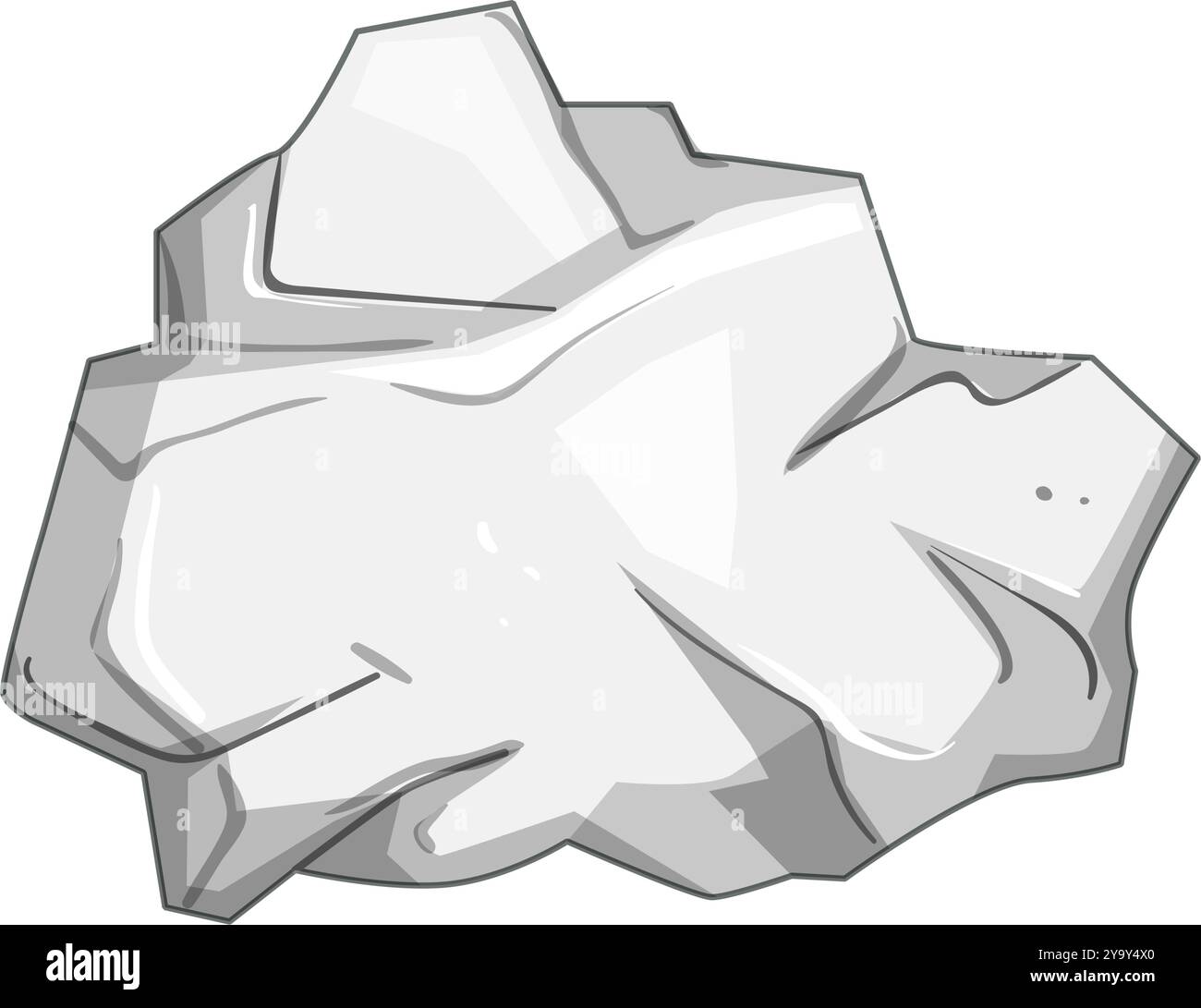 creativity crumpled paper balls cartoon vector illustration Stock ...