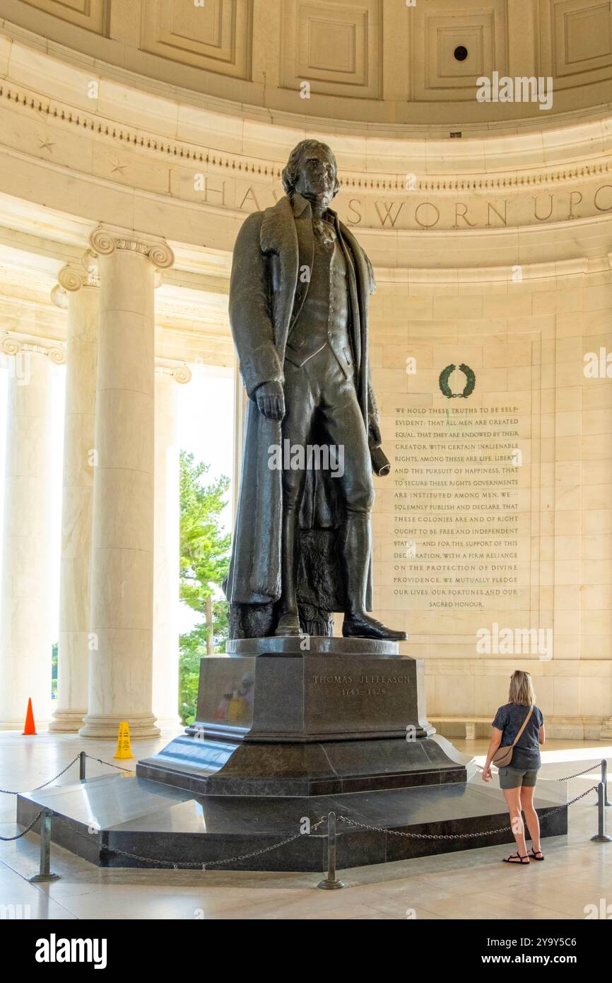 United States, Washington DC, Jefferson Memorial, Thomas Jefferson ...