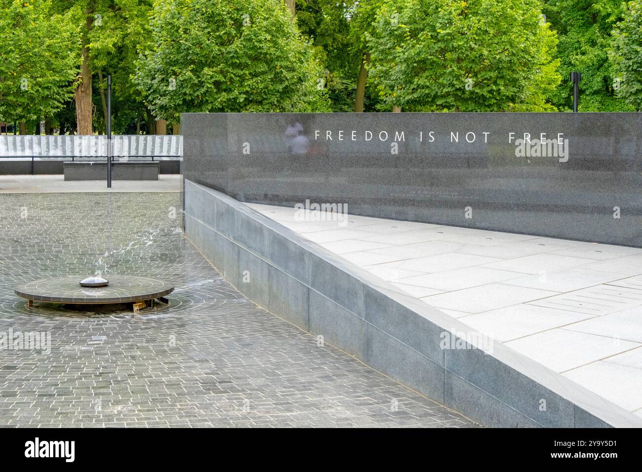 United States, Washington DC, Korean War Veterans Memorial Stock Photo ...