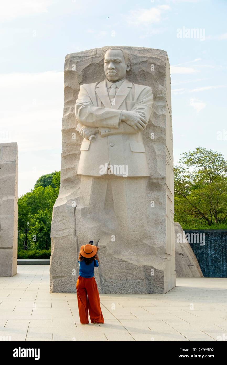 United States, Washington DC, Martin Luther King Memorial Stock Photo ...