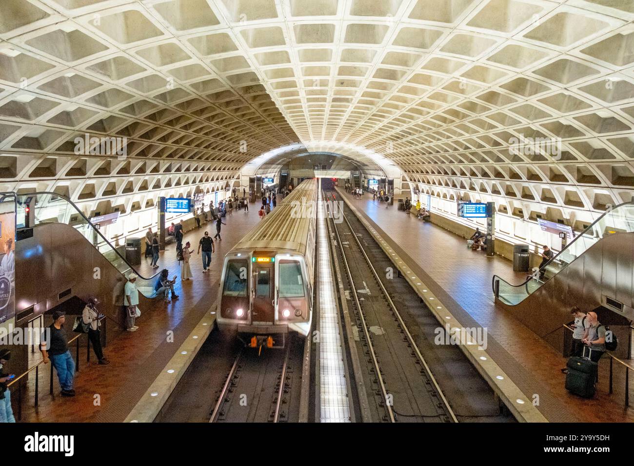 United States, Washington DC, L'Enfant metro station (French architect ...