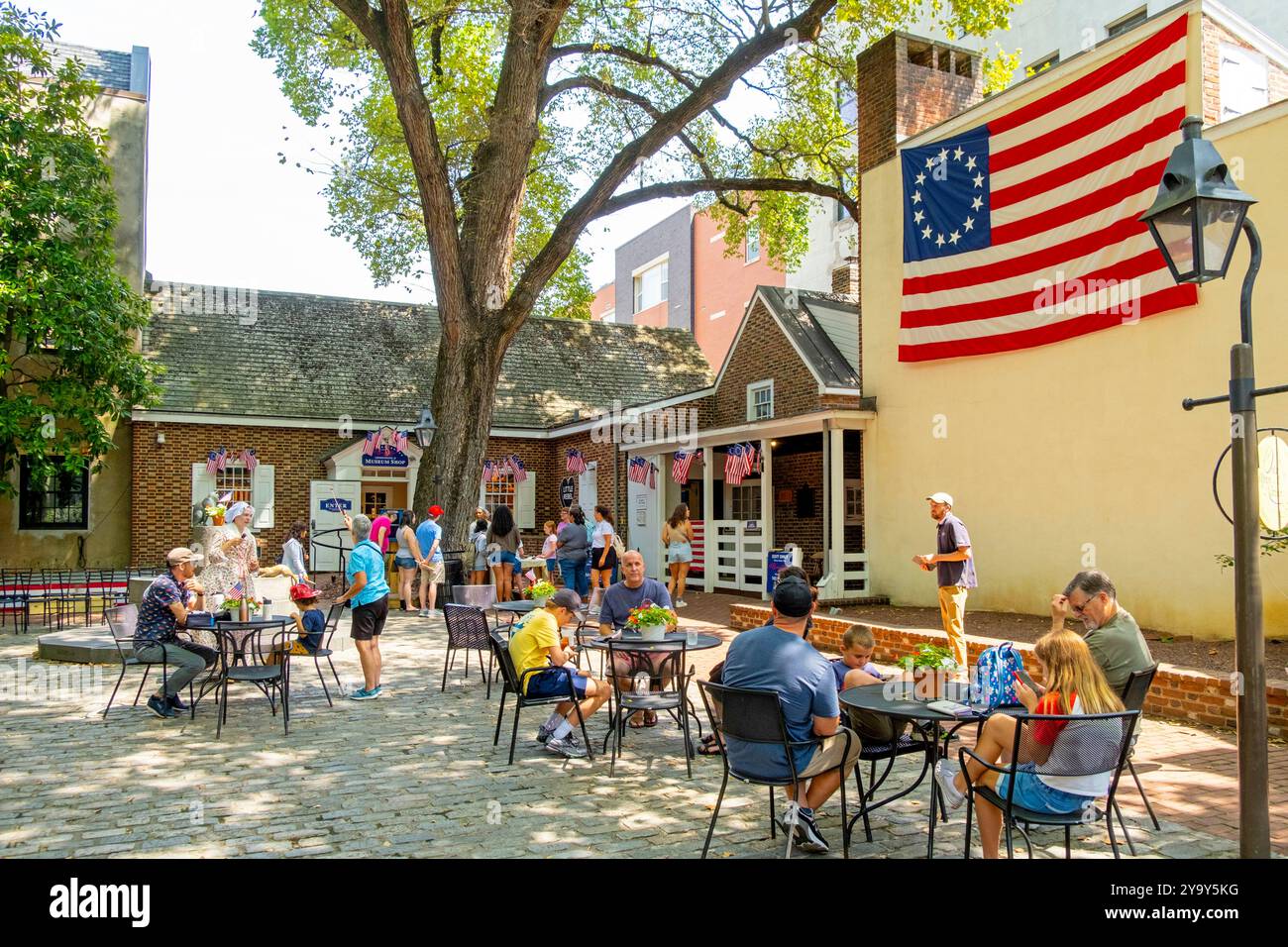 United States, Pennsylvania, Philadelphia, historic center, home of ...