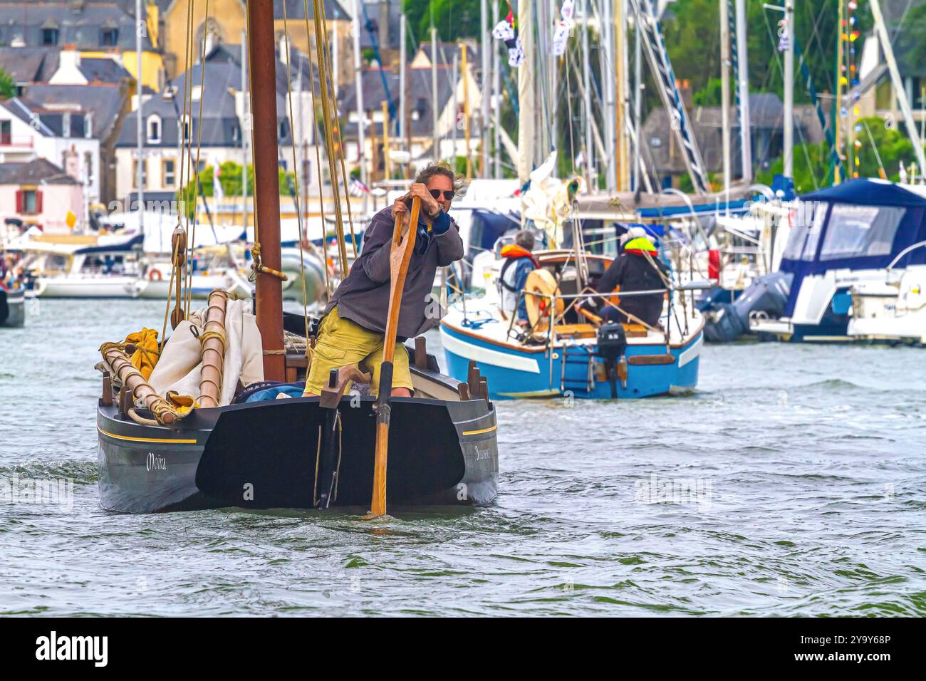 France, Morbihan, Gulf of Morbihan, Auray, Port of Saint Goustan ...
