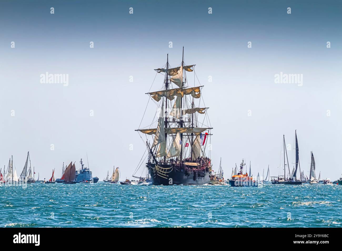 France, Morbihan, Gulf of Morbihan, Arzon, Port Navalo, Étoile du Roy ...