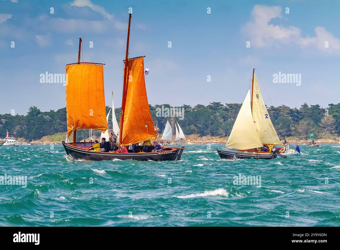 France, Morbihan, Gulf of Morbihan, Arzon, Port Navalo, Jean & Jeanne ...