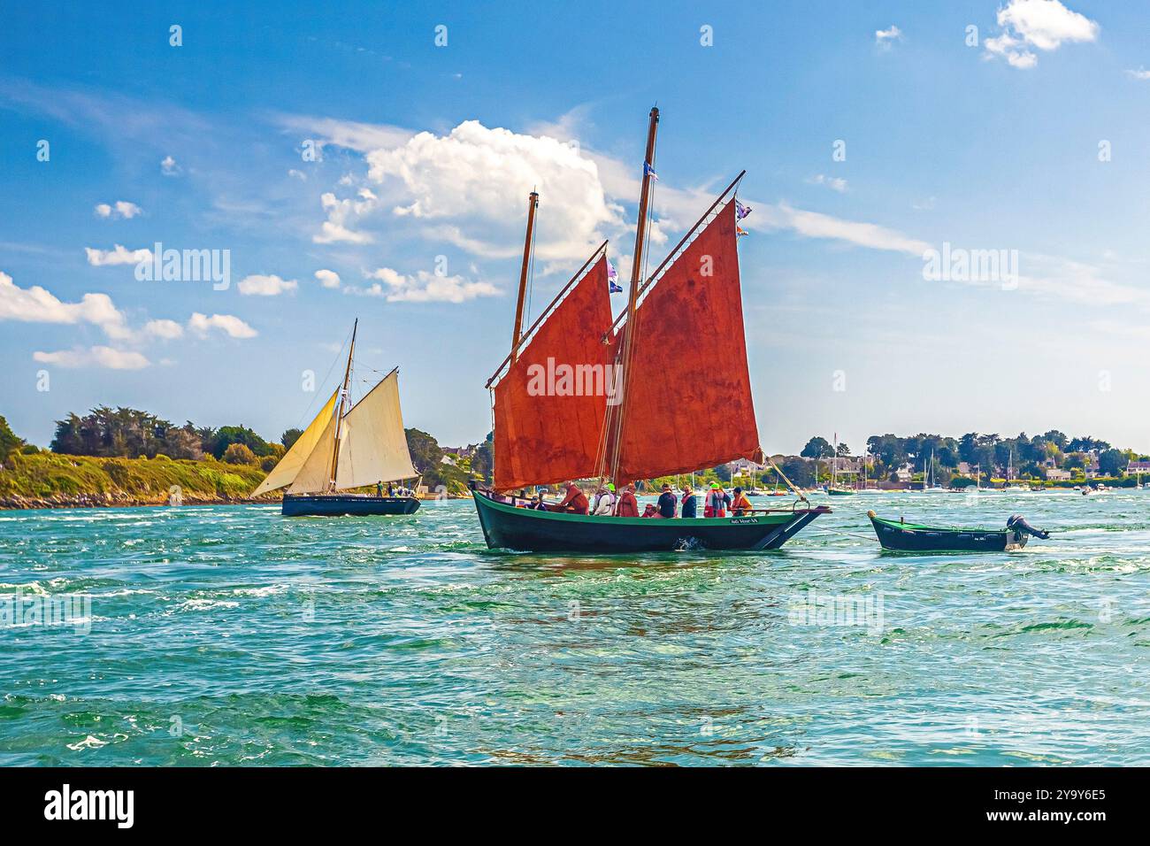 France, Morbihan, Gulf of Morbihan, Arzon, Port Navalo, Joli Vent ...