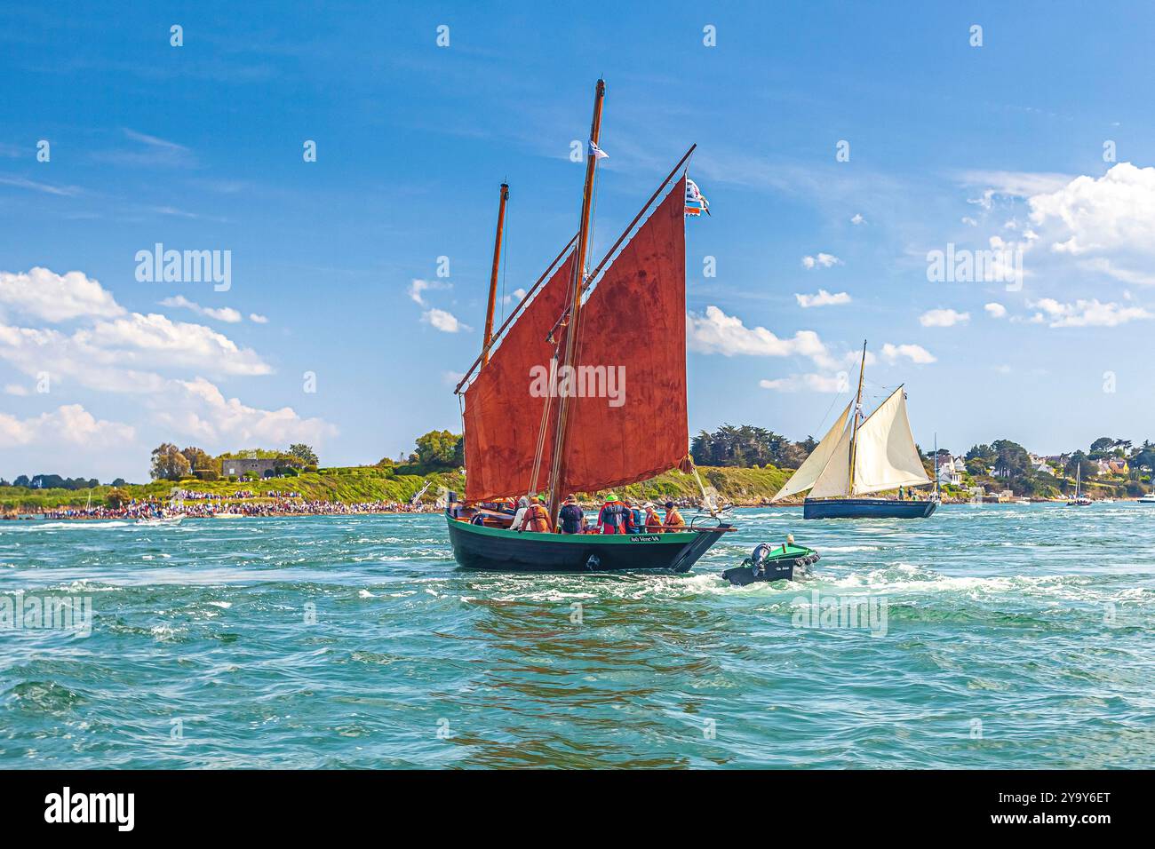 France, Morbihan, Gulf of Morbihan, Arzon, Port Navalo, Joli Vent ...