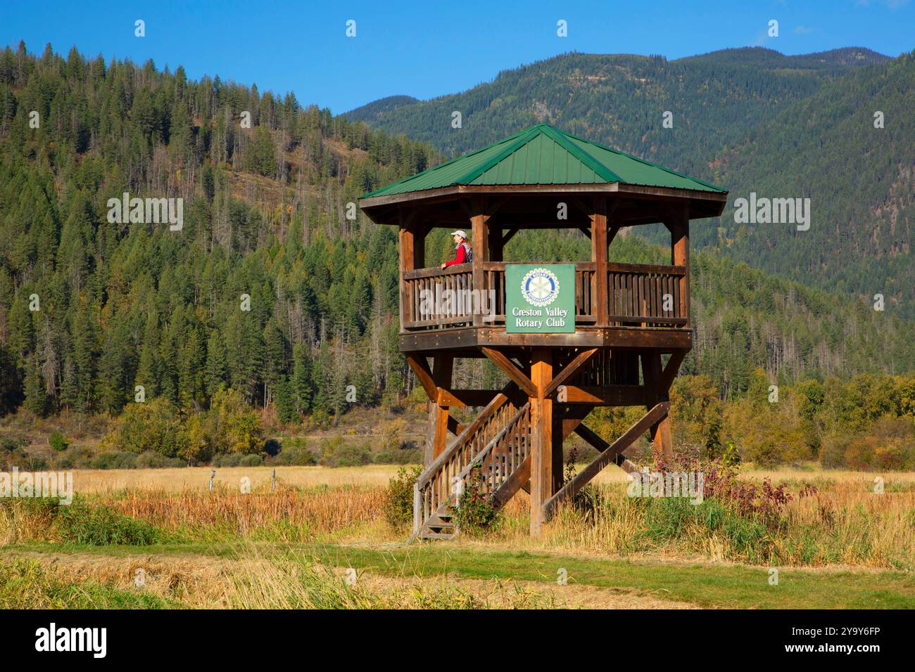 Bird Tower on Canada Trail, Creston Valley Wildlife Management Area ...