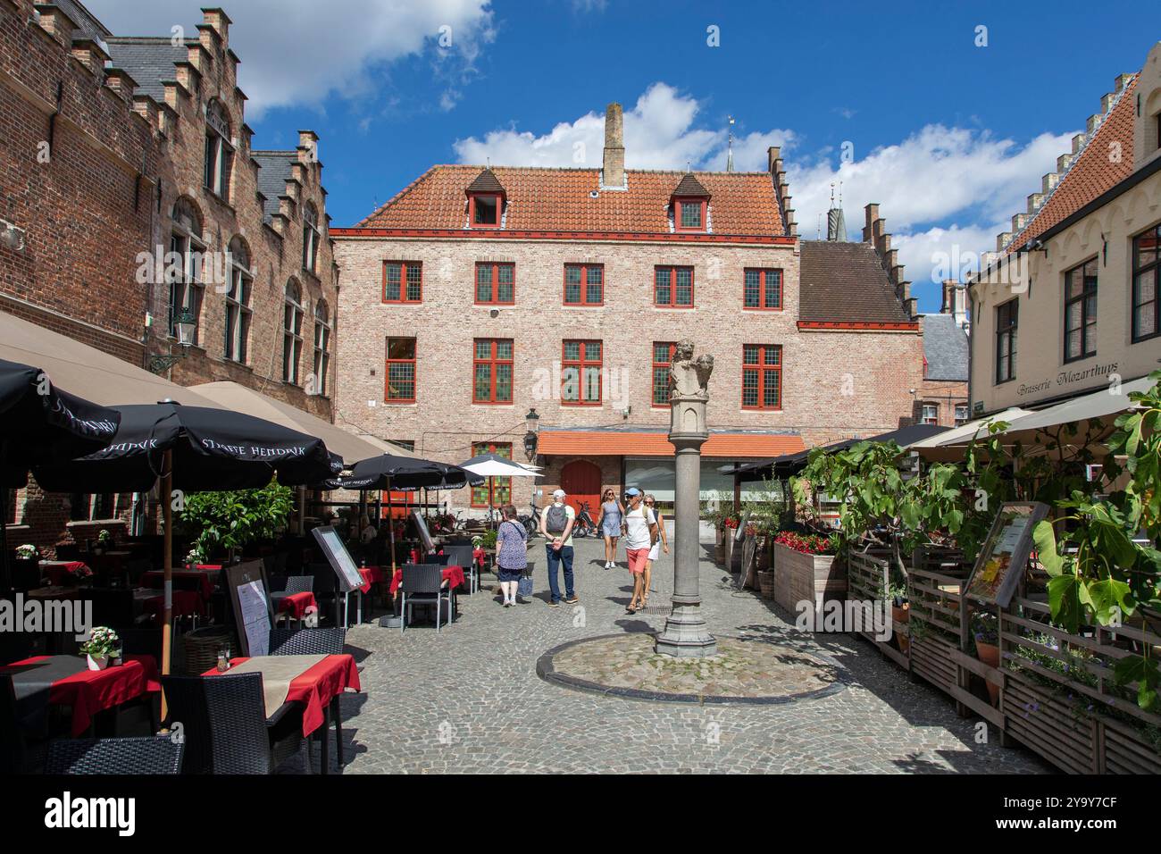 Belgium, West Flanders, Bruges, historical center listed as a UNESCO ...