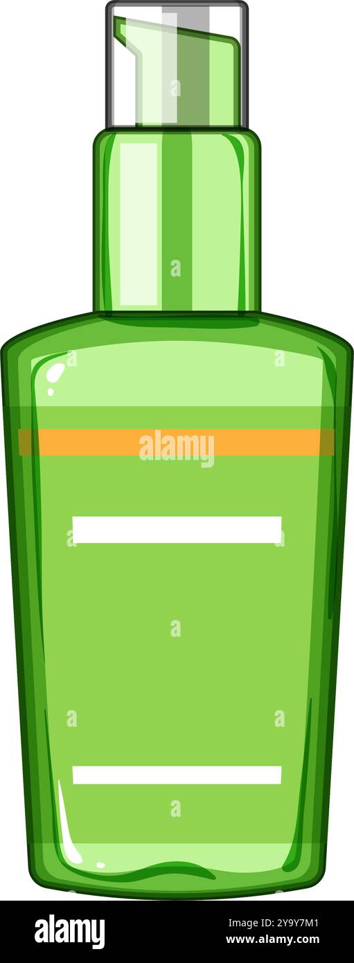 hydrate hair serum cartoon vector illustration Stock Vector Image & Art ...