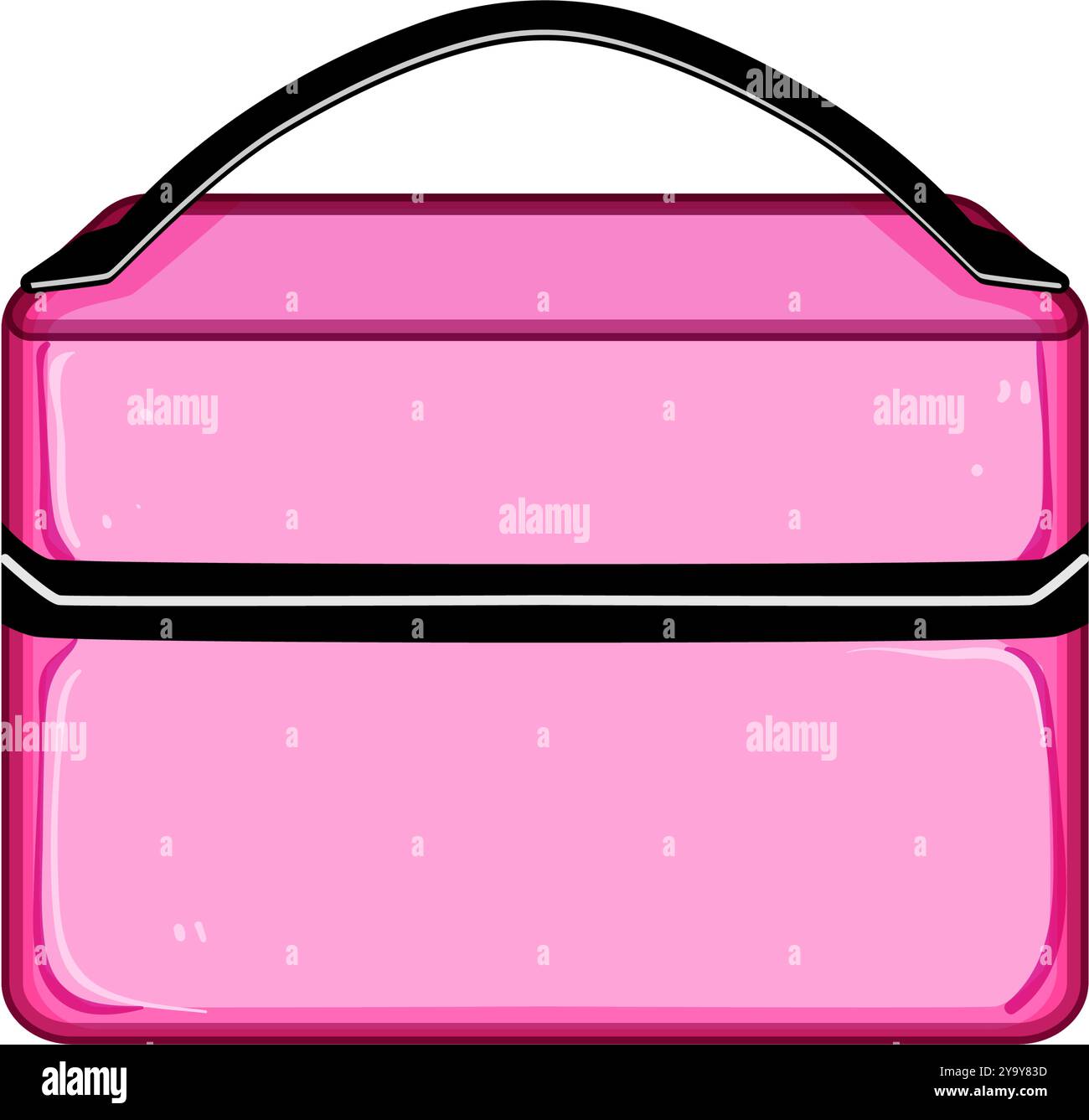 compact makeup bag cartoon vector illustration Stock Vector Image & Art ...