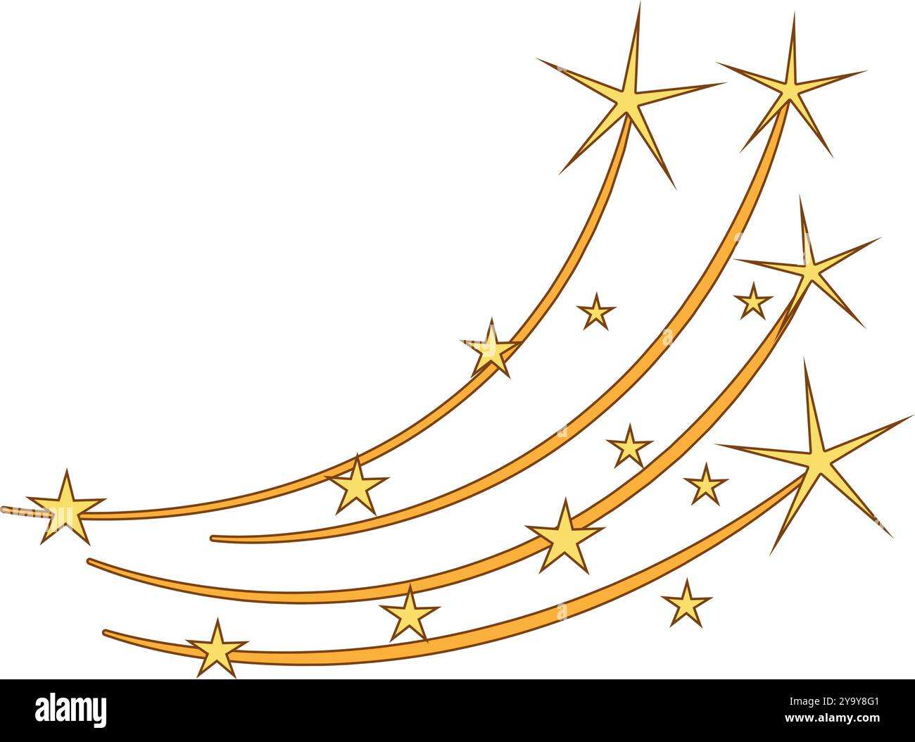 portal magic star arch cartoon vector illustration Stock Vector Image ...