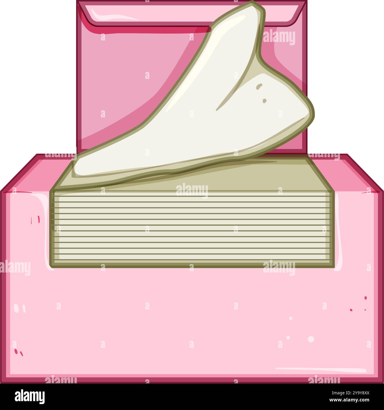 soothing makeup remover wipes cartoon vector illustration Stock Vector ...