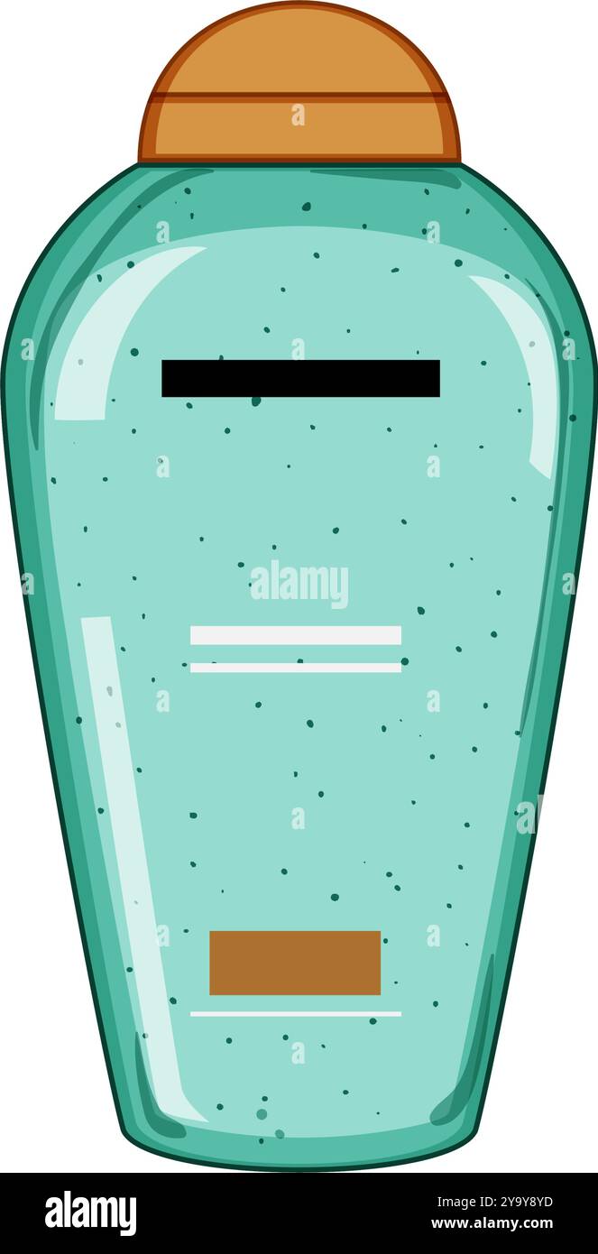 cleanse exfoliating scrub cartoon vector illustration Stock Vector ...