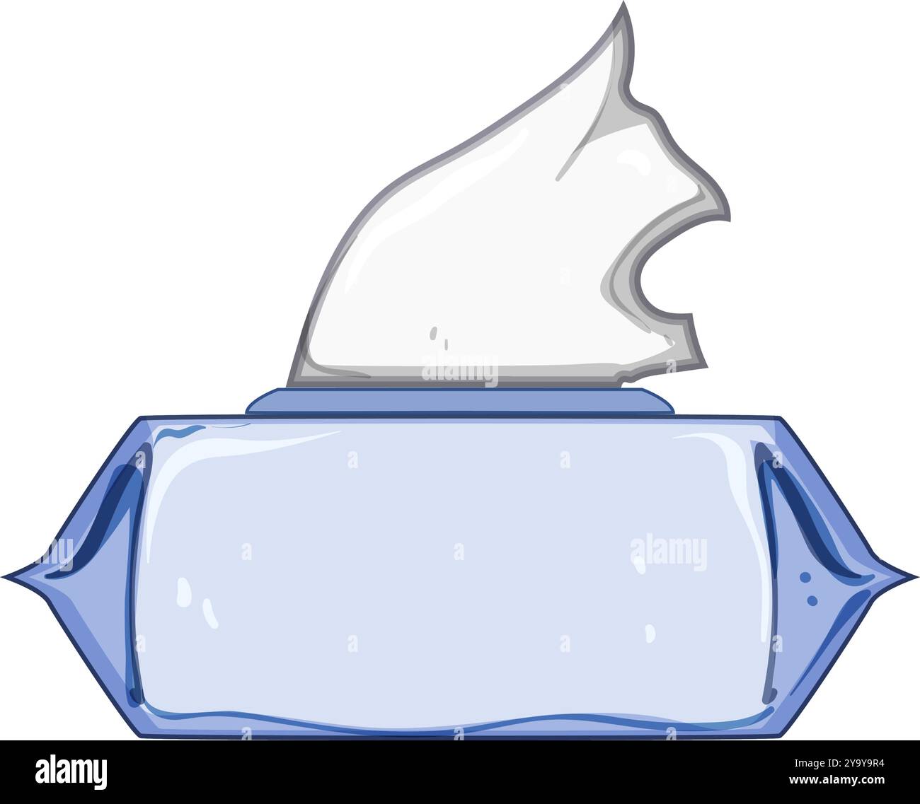 convenient makeup remover wipes cartoon vector illustration Stock ...