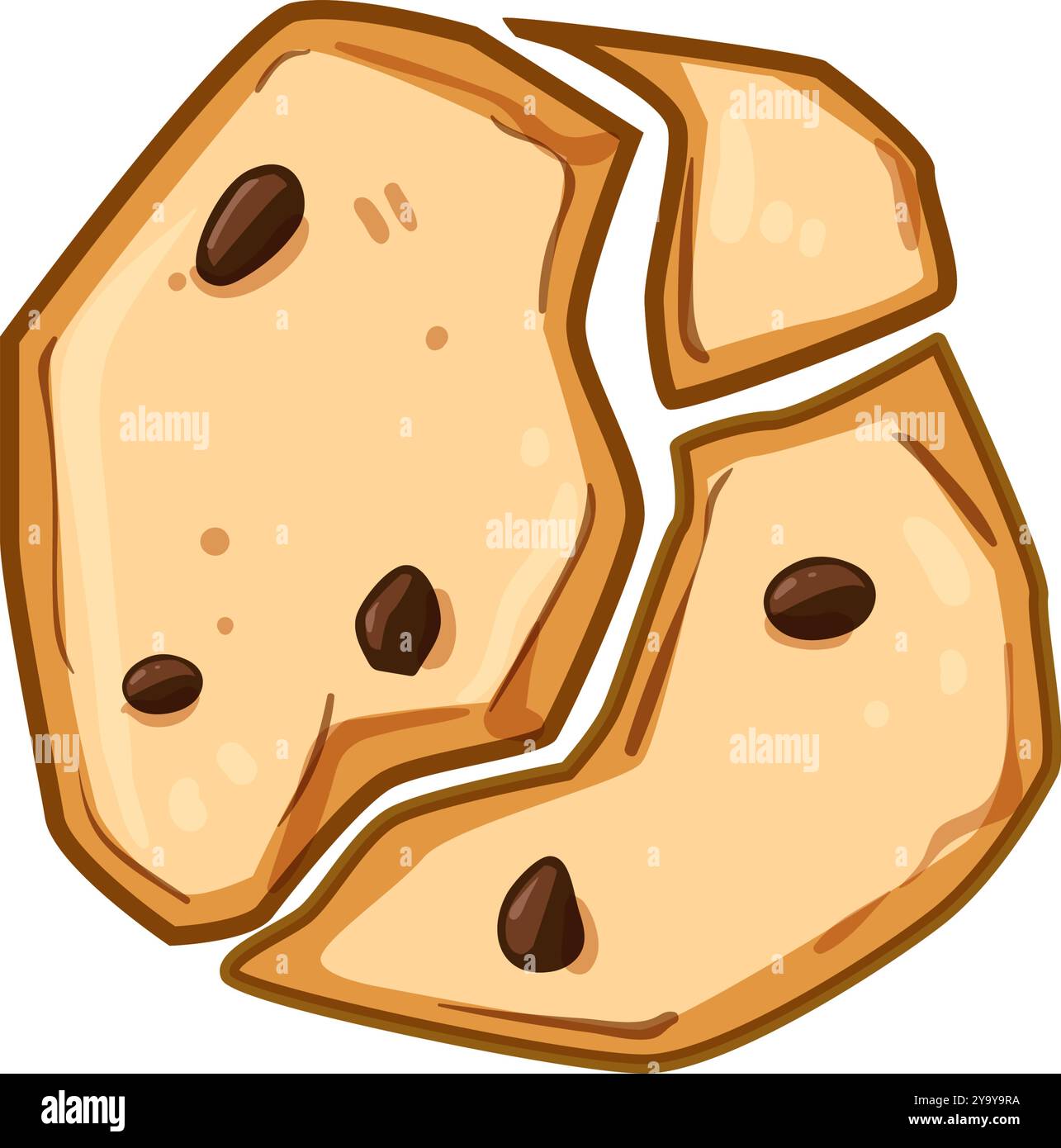 baking oatmeal cookies cartoon vector illustration Stock Vector Image ...