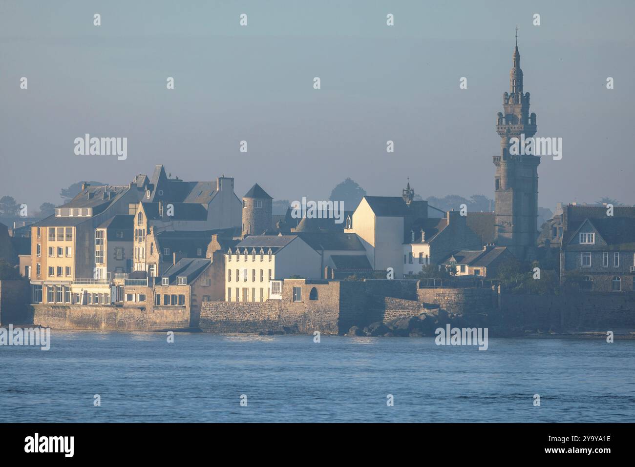 France, Finistere, Roscoff, town view from Batz island Stock Photo - Alamy