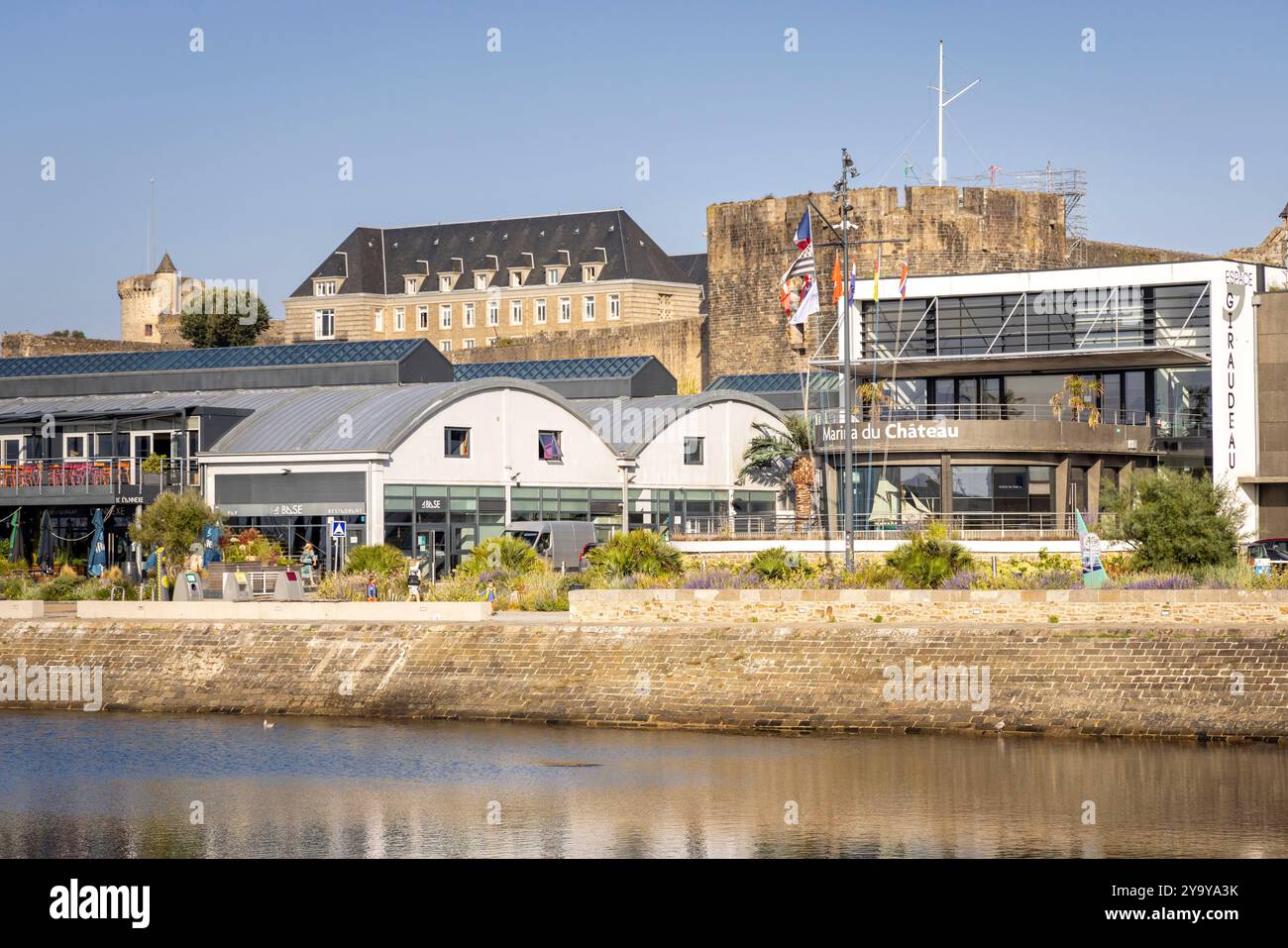 France, Finistere, Brest, the docks of the marina Stock Photo - Alamy