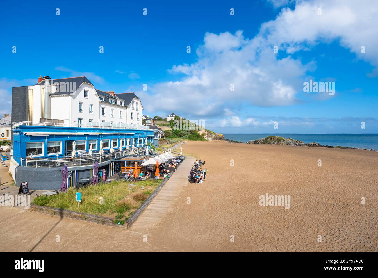 France, Loire Atlantique, Saint-Nazaire, Saint-Marc-sur-Mer seaside ...