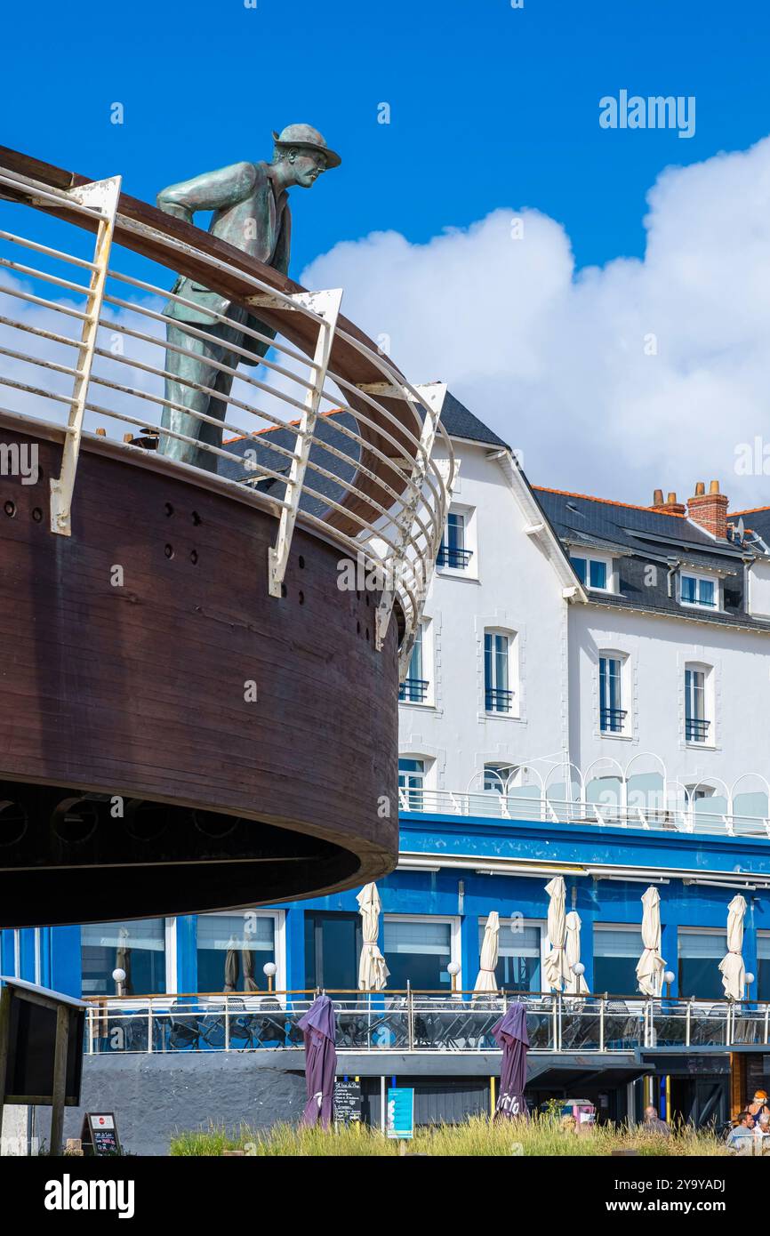 France, Loire Atlantique, Saint-Nazaire, Saint-Marc-sur-Mer seaside ...