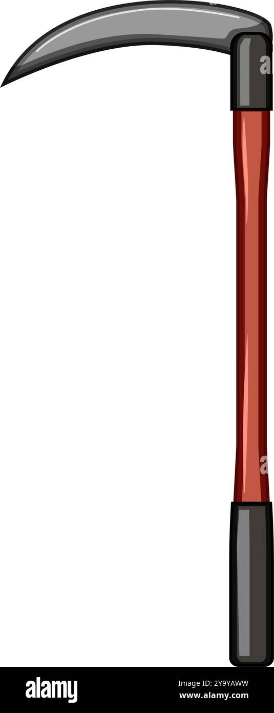 harvest scythe cartoon vector illustration Stock Vector Image & Art - Alamy