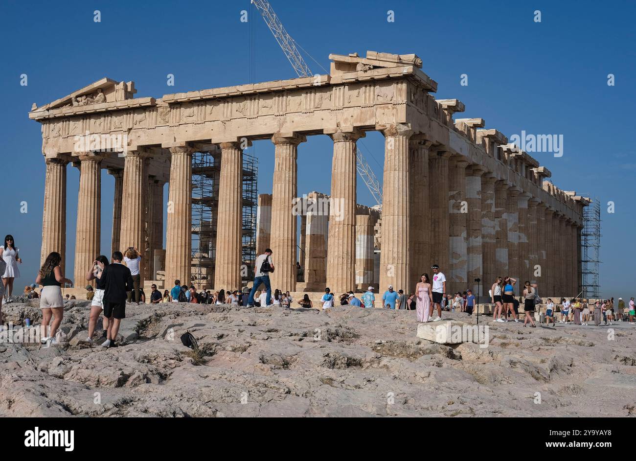 Greece, Athens, the Parthenon and the Acropolis, listed as World ...