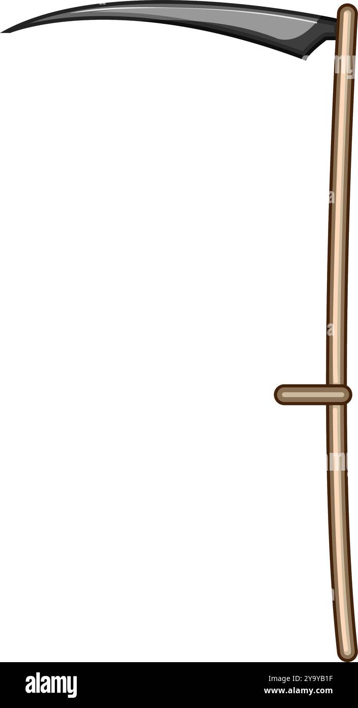farming scythe cartoon vector illustration Stock Vector Image & Art - Alamy