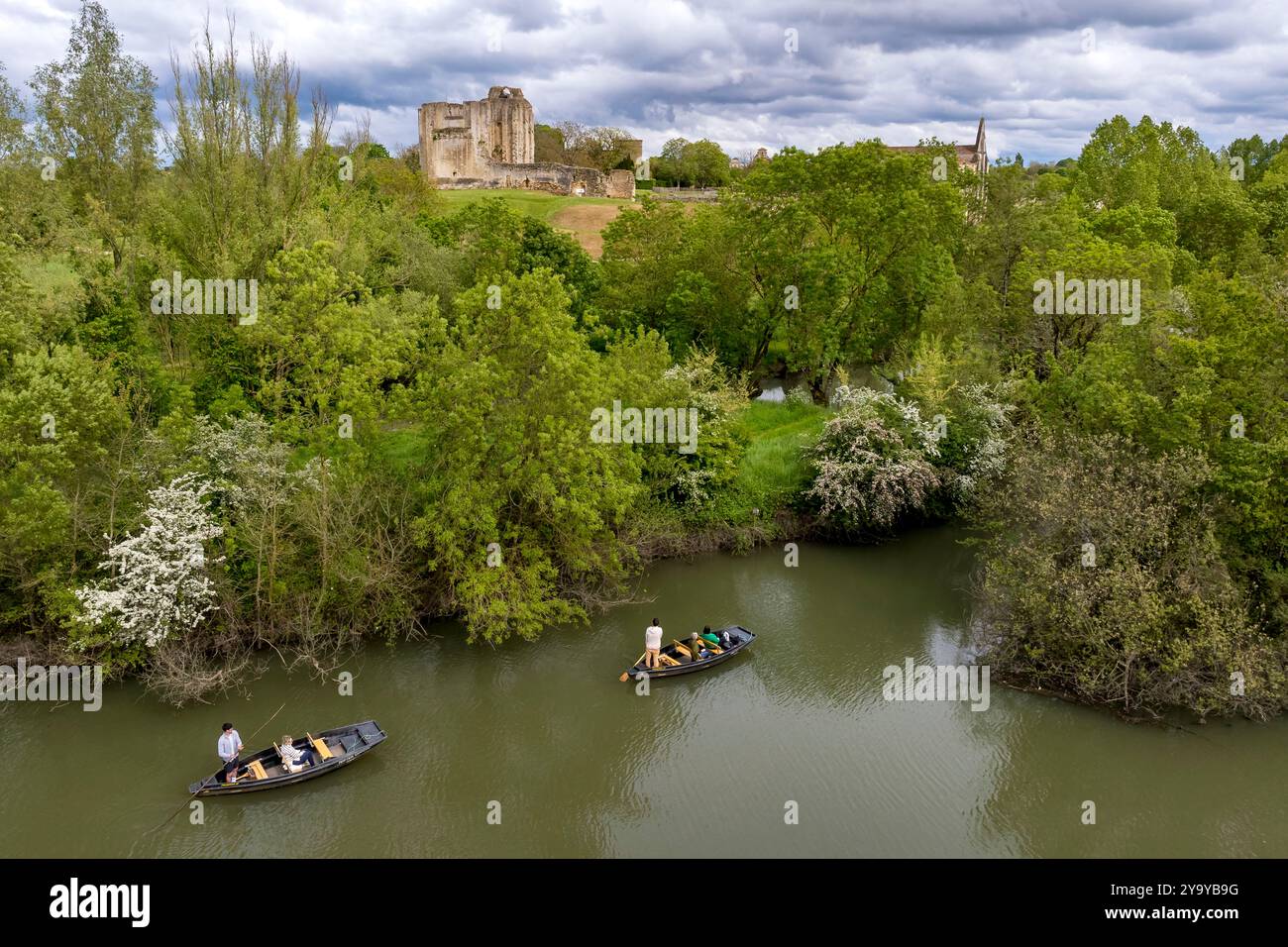 France, Vendee, Parc Interregional du Marais Poitevin labellised Grand ...