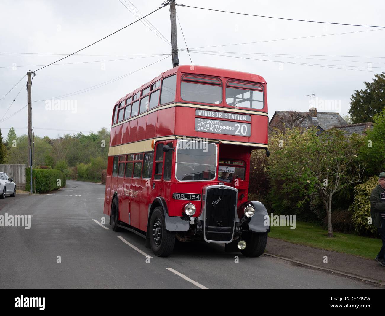 Leyland Titan bus in Winchester Broadway on a King Alfred heritage ...