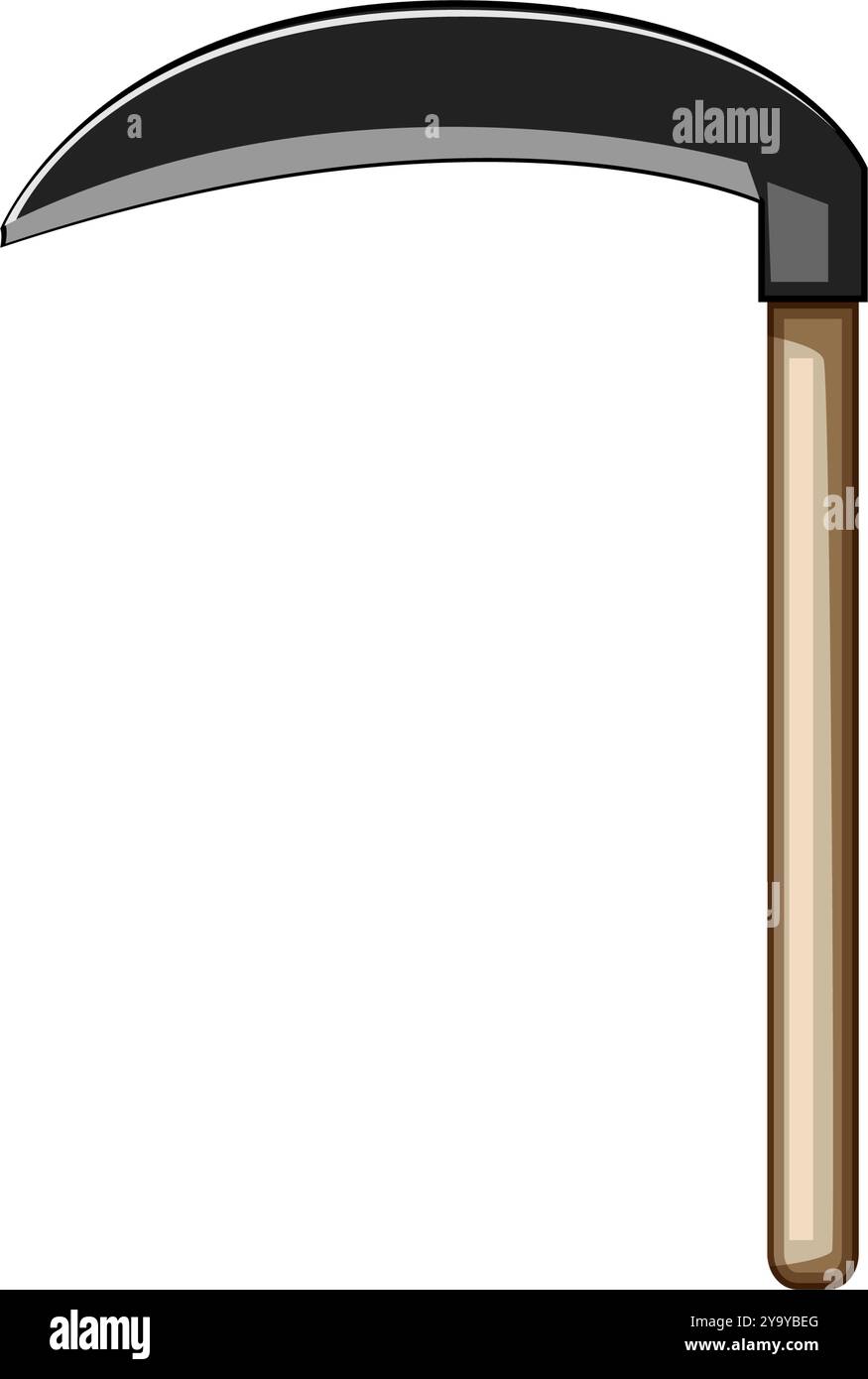 sharpen scythe cartoon vector illustration Stock Vector Image & Art - Alamy