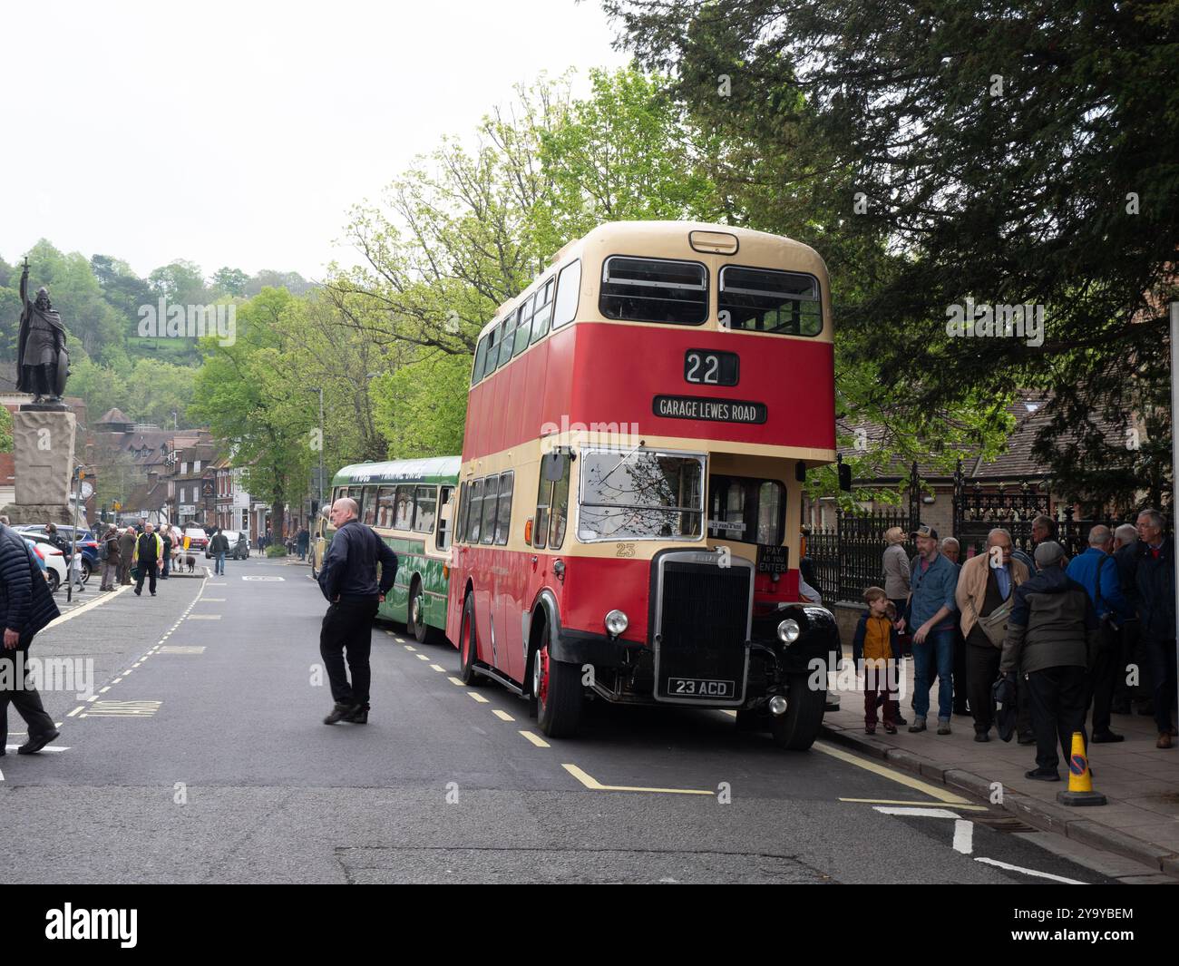 Leyland Titan bus in Winchester Broadway on a King Alfred heritage ...