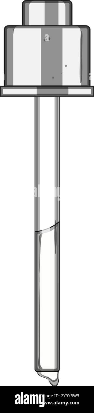 rejuvenate serum dropper cartoon vector illustration Stock Vector Image ...