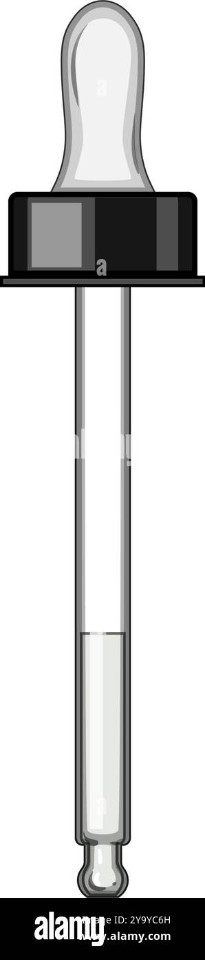 nourish serum dropper cartoon vector illustration Stock Vector Image ...