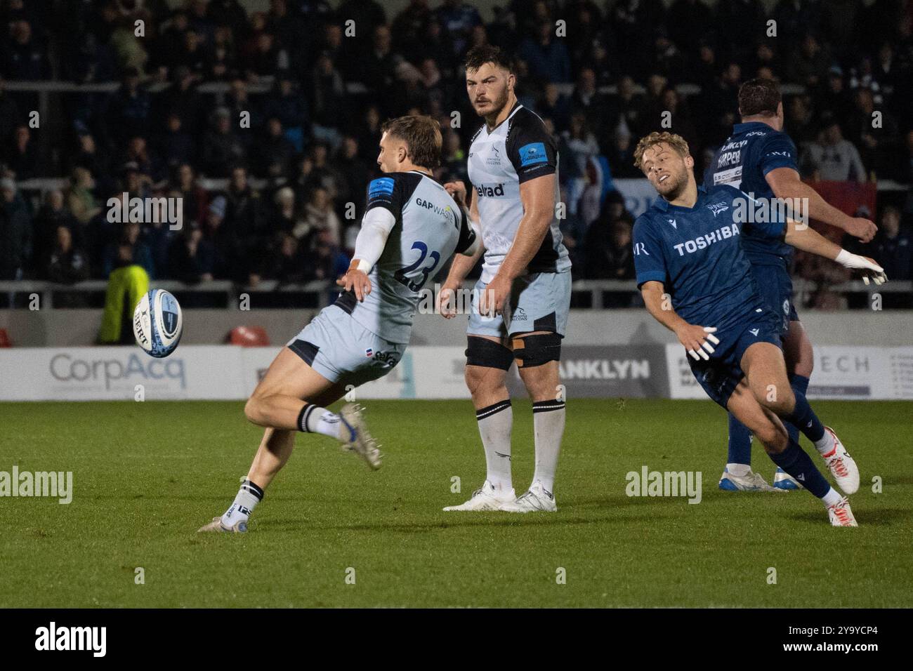 Sale Sharks vs Newcastle Falcons - Gallagher Premiership Rugby - 11th ...