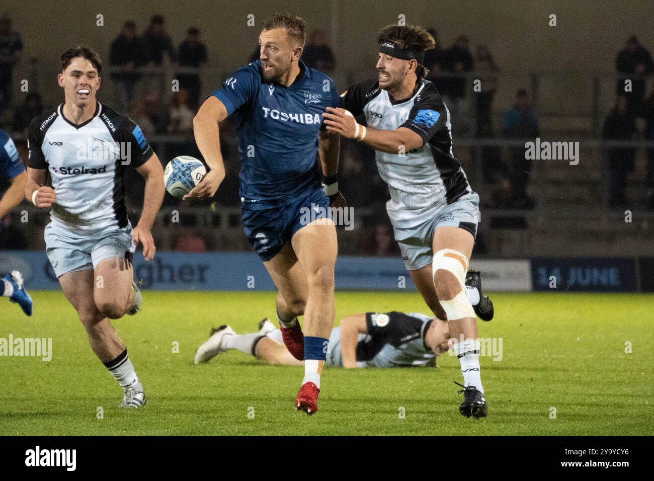 Sale Sharks vs Newcastle Falcons - Gallagher Premiership Rugby - 11th ...