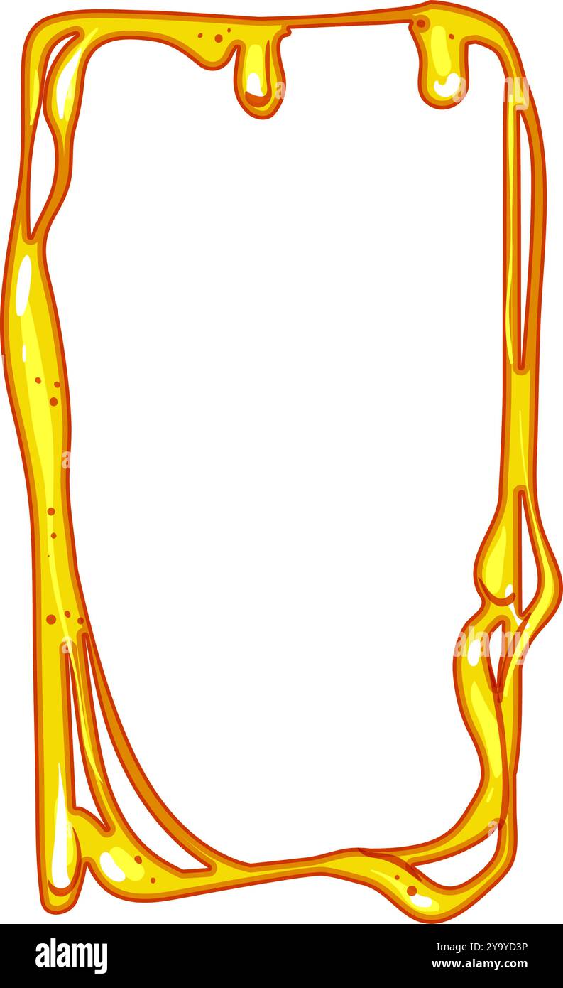 craft slime frame cartoon vector illustration Stock Vector Image & Art ...