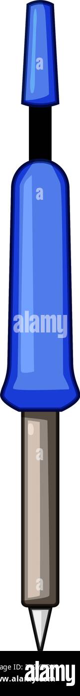 circuit soldering iron cartoon vector illustration Stock Vector Image ...