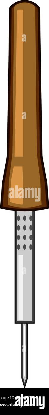 lead soldering iron cartoon vector illustration Stock Vector Image ...