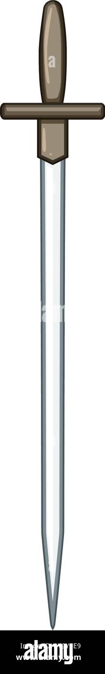 battle sword knight cartoon vector illustration Stock Vector Image ...