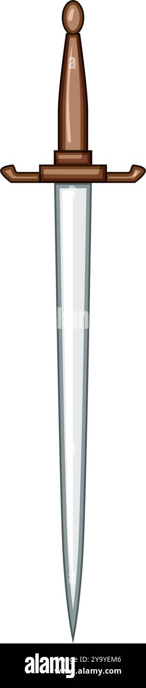 joust sword knight cartoon vector illustration Stock Vector Image & Art ...