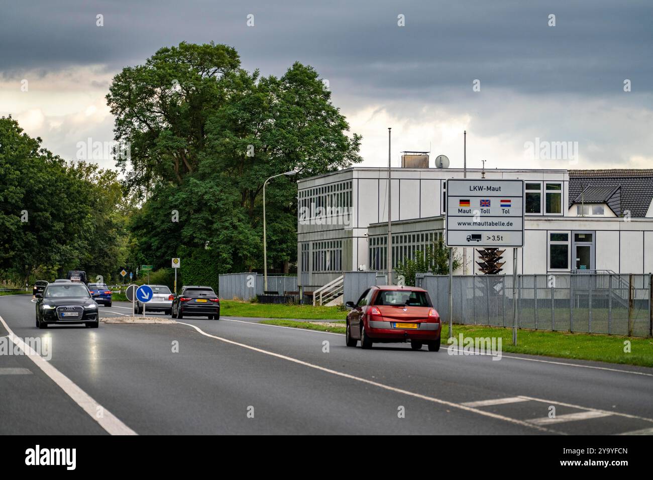 Green border, border crossing Wyler, without controls, former customs ...