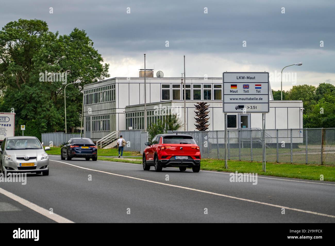 Green border, border crossing Wyler, without controls, former customs ...