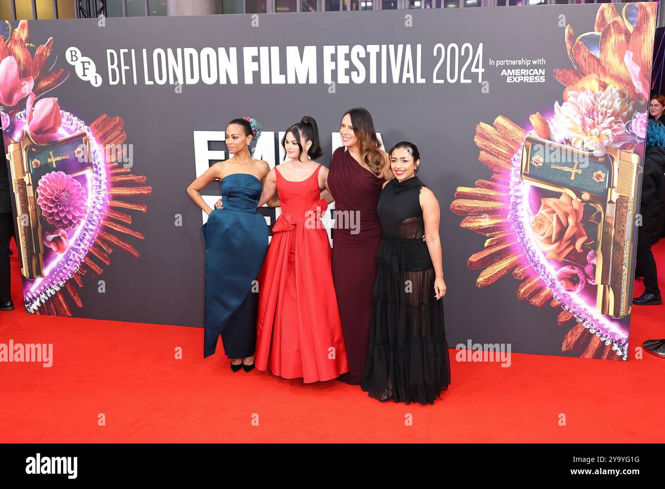 Zoe Saldana, Selena Gomez, Karla Sof a Gascon and Adriana Paz, Emilia ...