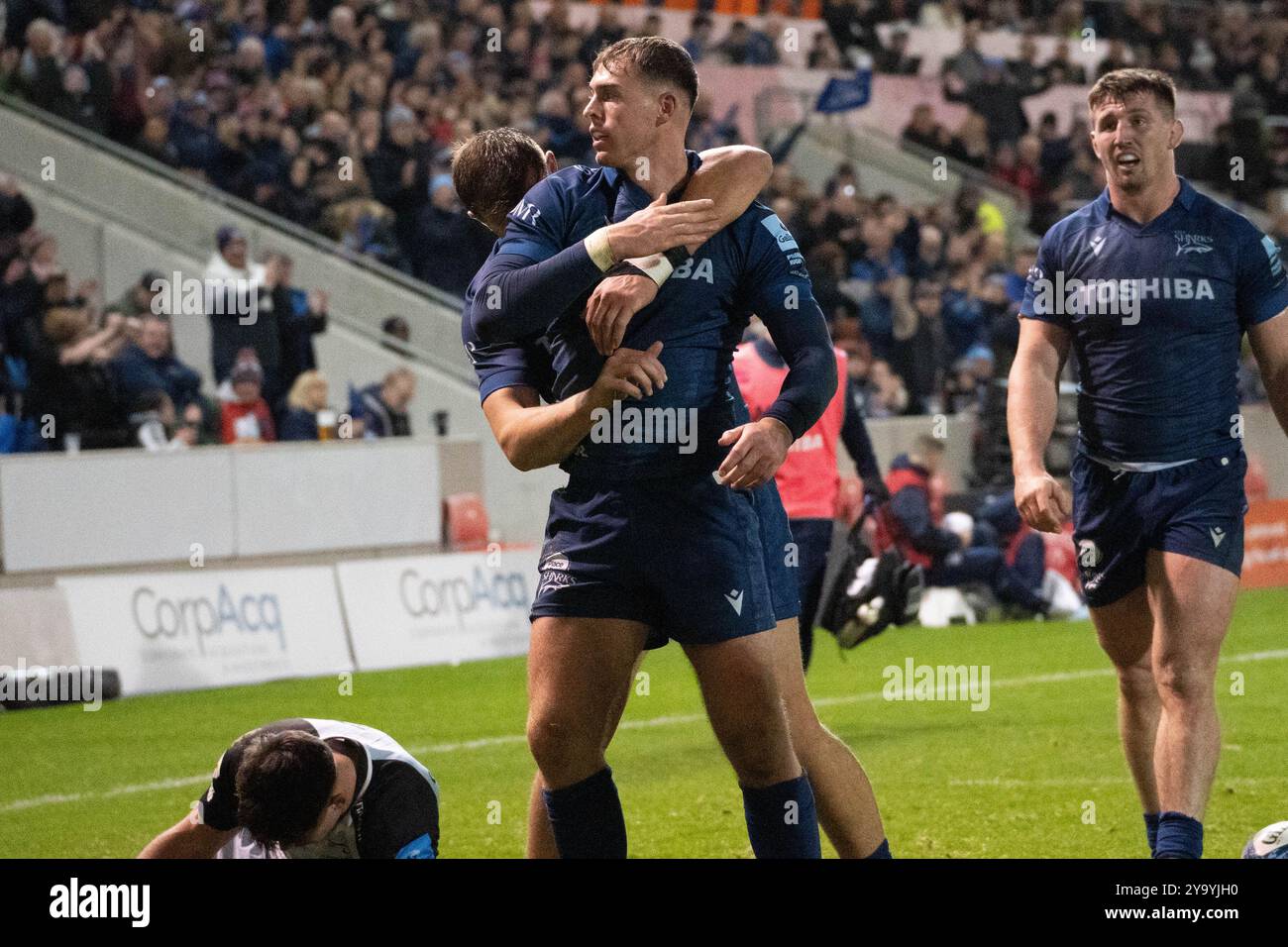 Sale Sharks vs Newcastle Falcons - Gallagher Premiership Rugby - 11th ...