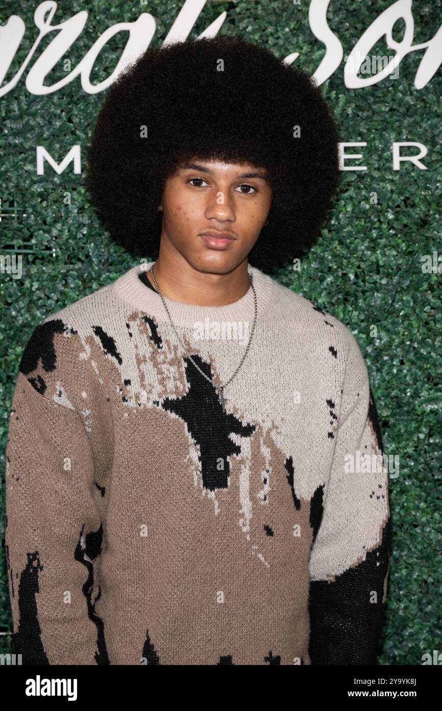 Los Angeles, USA. 10th Oct, 2024. Actor Zay Domo attends Image Fashion ...