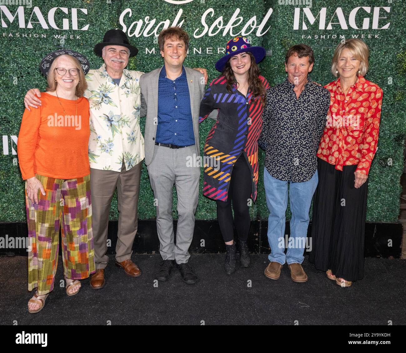 Los Angeles, USA. 10th Oct, 2024. Designer/Milliner Sarah Sokol with ...