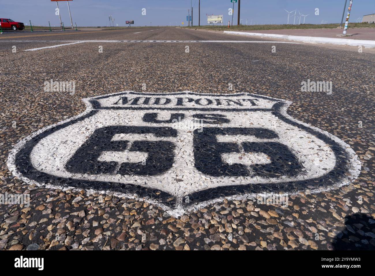 The mid point between Chicago and Santa Monica on Route 66 in Adrian ...