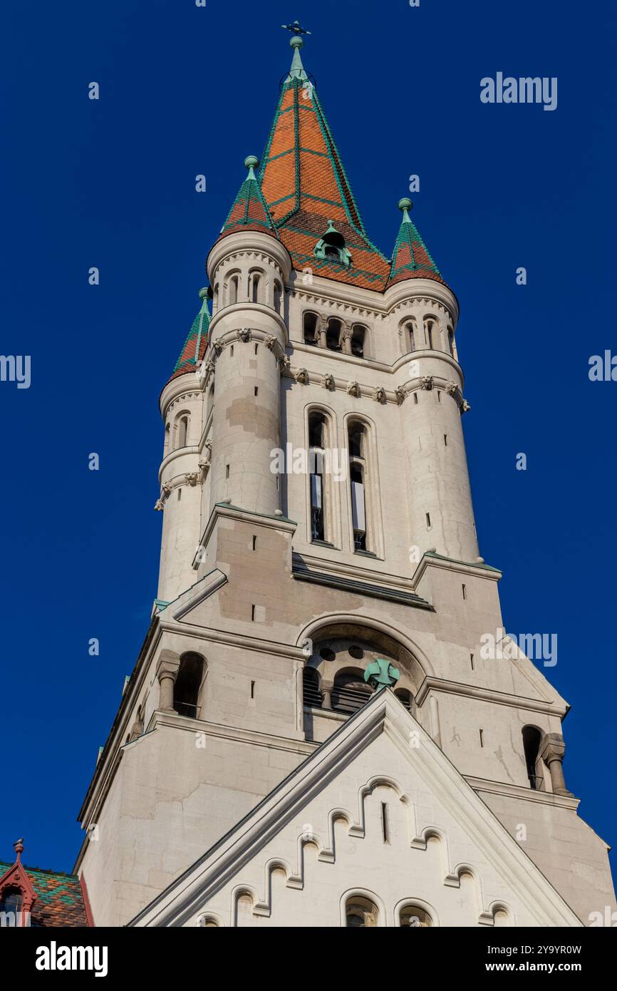 Medieval castle Burg Liechtenstein in Vienna, Austria. Ancient fortress ...