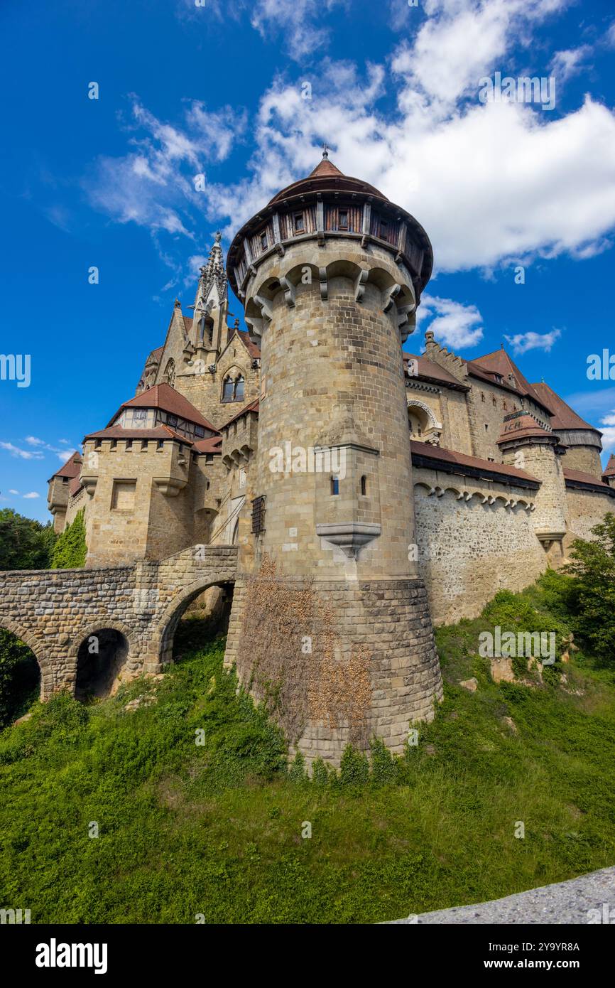 Castle Kreuzenstein in Austria near Vienna. Beautiful old ancient ...